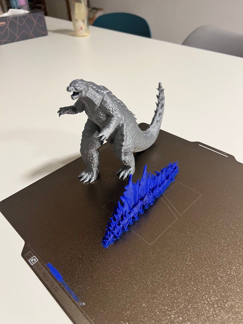 3D Printed Godzilla, Hobbies & Toys, Toys & Games on Carousell