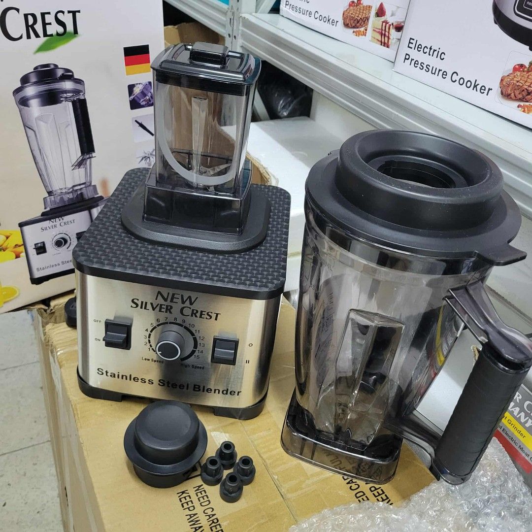 4L Silver Crest Blender 9500W British Plug, 家庭電器, 廚房電器, 榨汁機及攪拌機 - Carousell