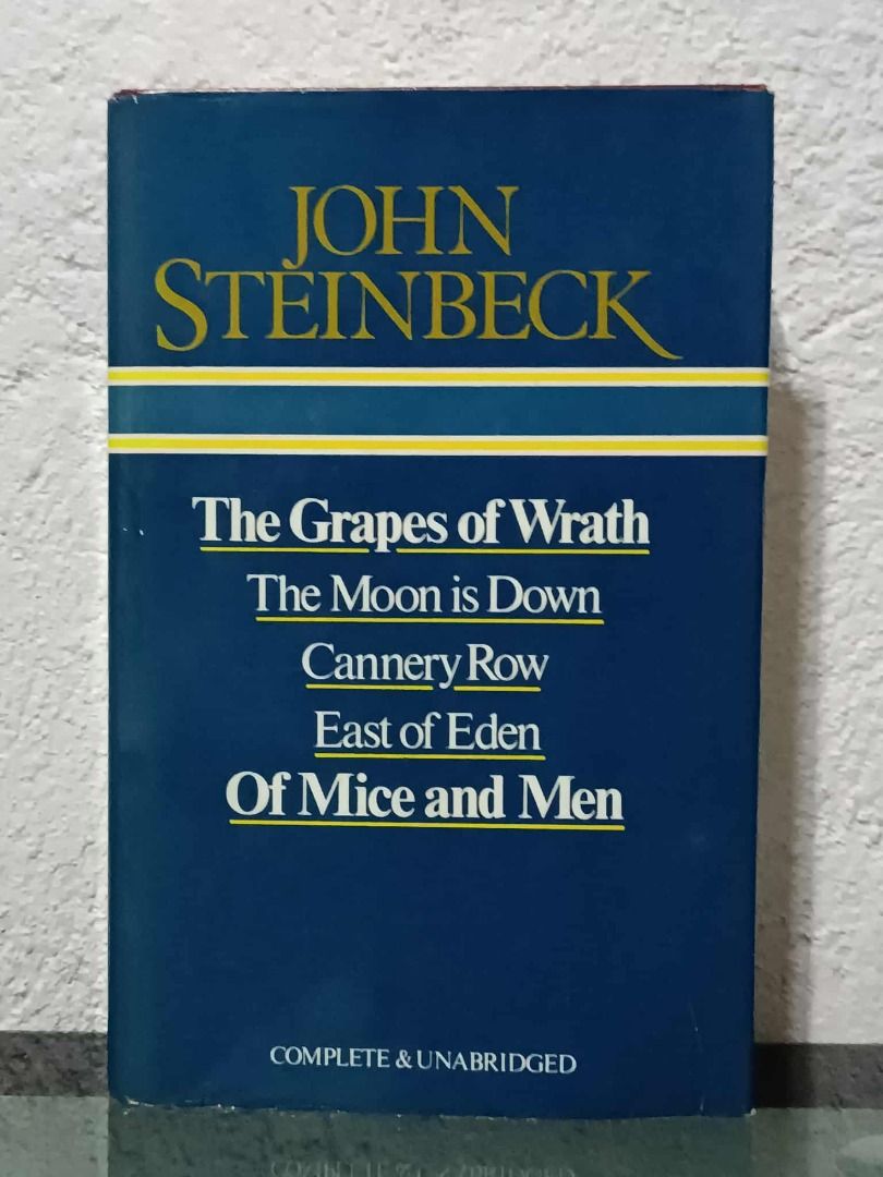 [5 in 1] JOHN STEINBECK Works / THE GRAPES OF WRATH, EAST OF EDEN, OF ...