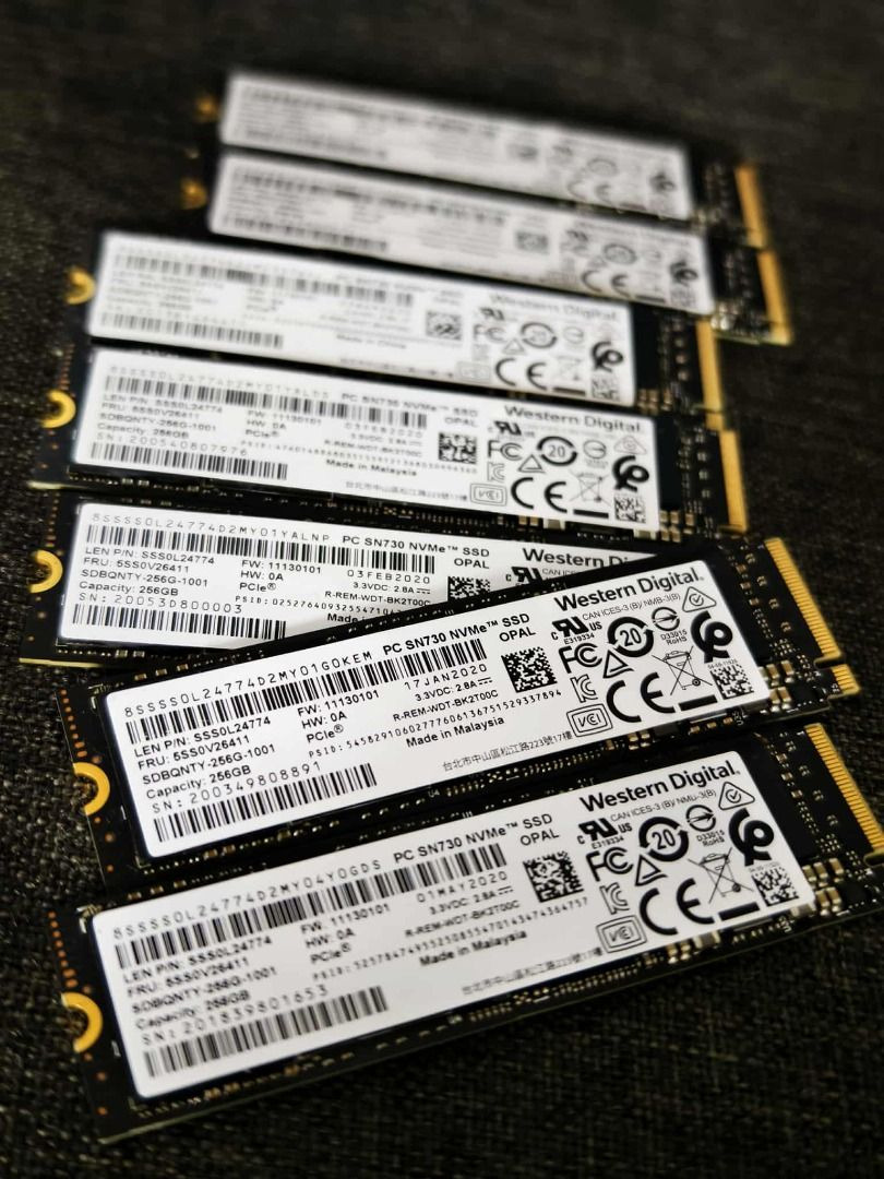 🔥 256GB WD Black SN730 NVMe SSD | DRAM Cache | 96-Layer Triple Level ...