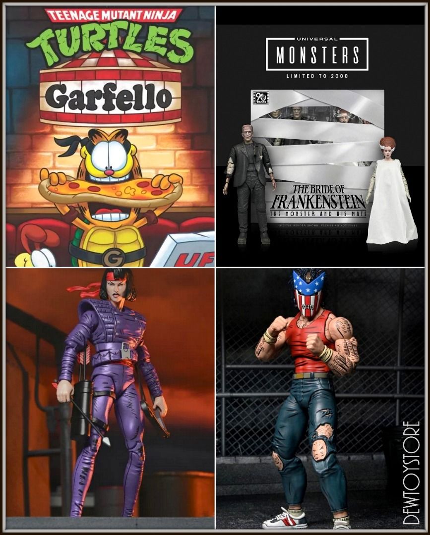 ⭐ [𝗣𝗿𝗲-𝗼𝗿𝗱𝗲𝗿] NECA Toys - Teenage Mutant Ninja Turtles TMNT x Garfield ...