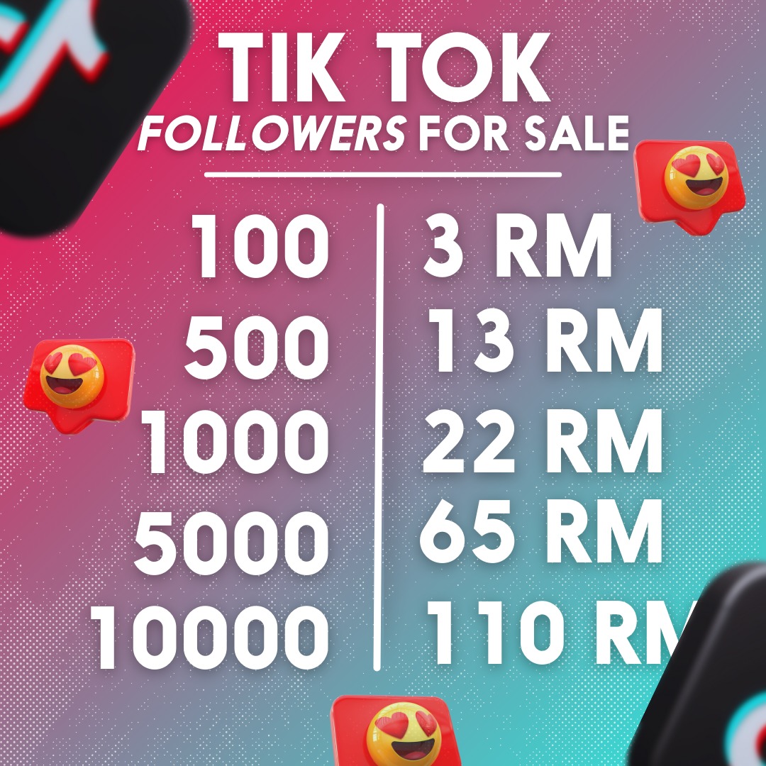 🚀 Cheap & Safe Tik TOk Foll0wers – Fast Delivery from RM3 , Video ...