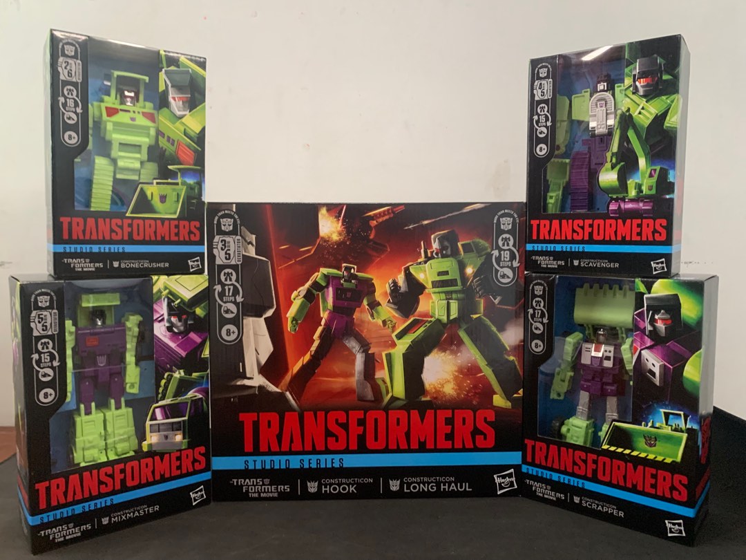 🚀 Hasbro Transformers Studio Series Constructicons – Full Team, Sealed ...