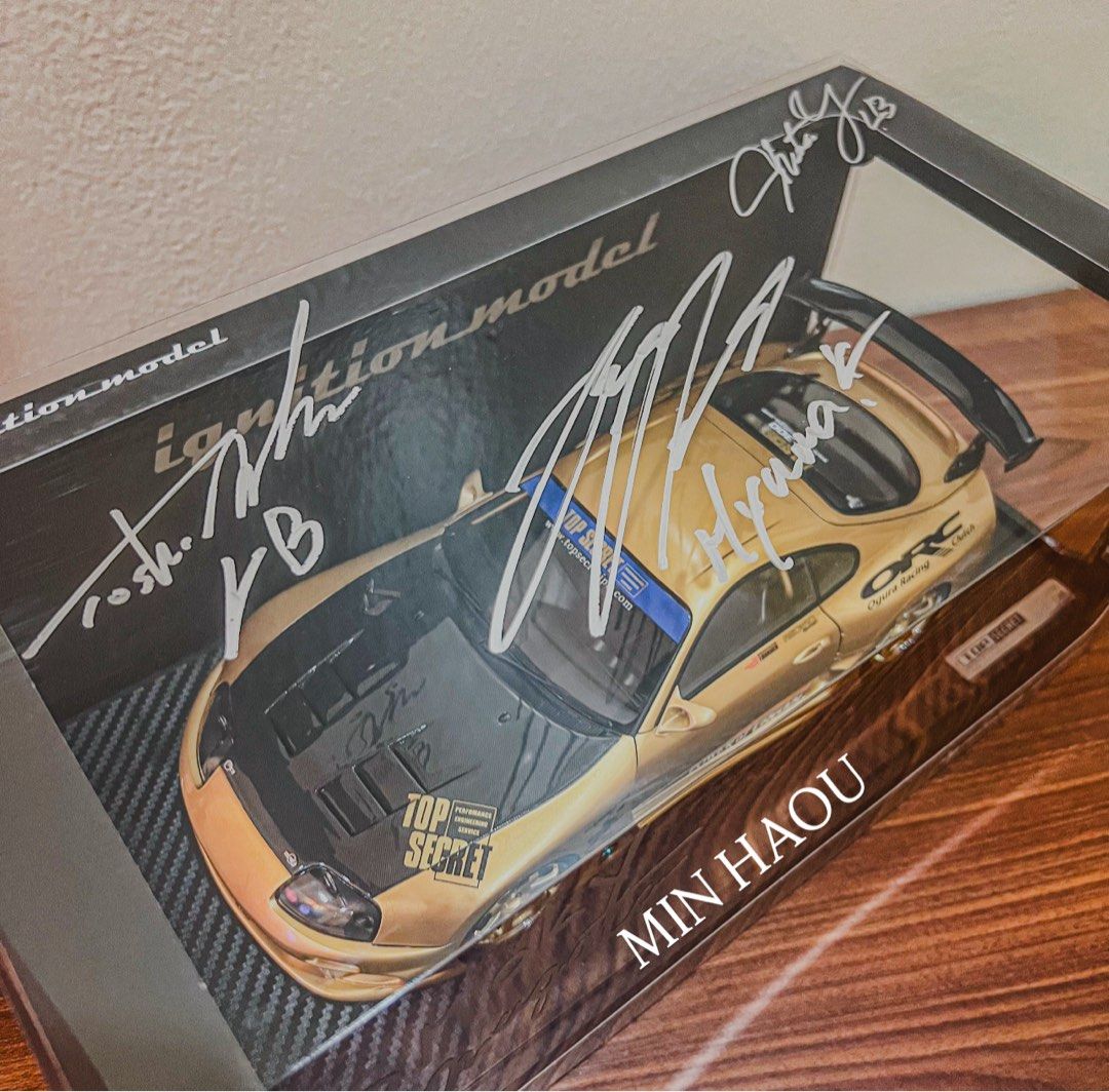 🇯🇵 TOP SECRET x LBWK 🇯🇵 🏼 Autograph 🏼 1:18 Ignition Model Ver. 1 Toyota ...