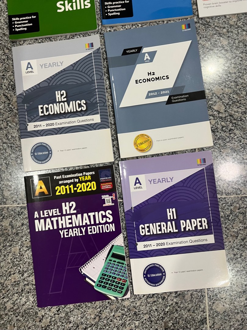 A Level H2 Economics & Mathematics Exam Papers, Hobbies & Toys, Books ...