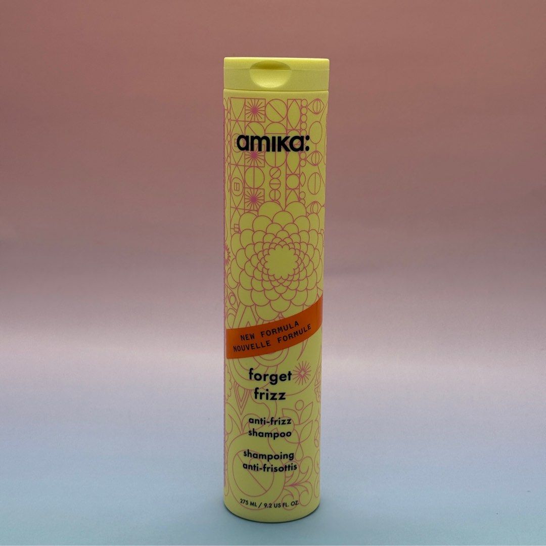Amika Forget Frizz Anti-Frizz Shampoo 275ml, Beauty & Personal Care, Hair on Carousell