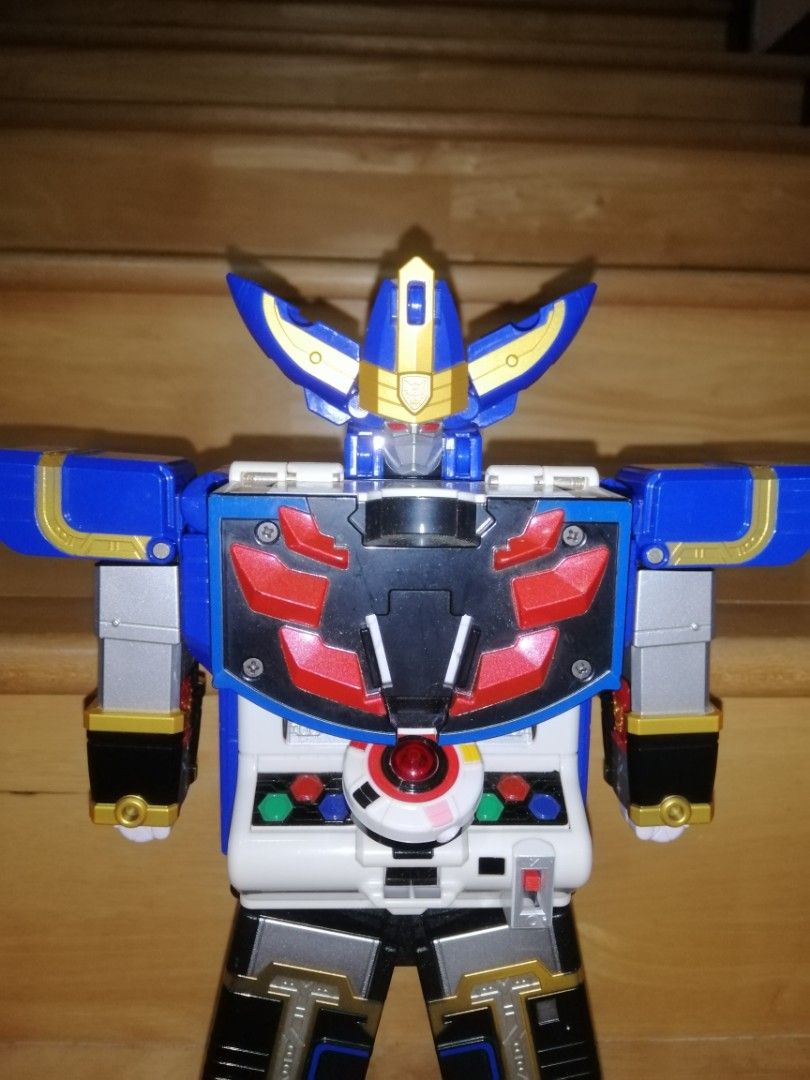 Bandai Power Rangers Megaforce DX Datas Hyper Megazord. Tensou Super Sentai Goseiger DX Battery ...