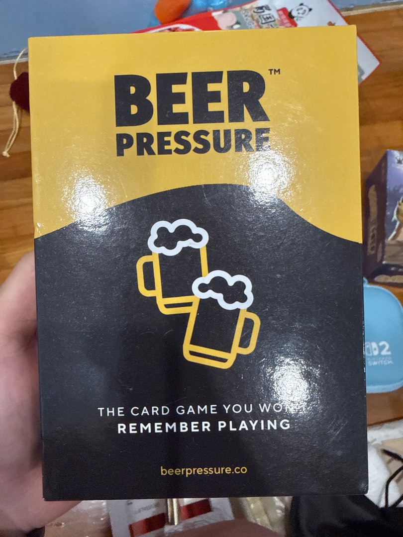 Beer Pressure board game, Hobbies & Toys, Toys & Games on Carousell