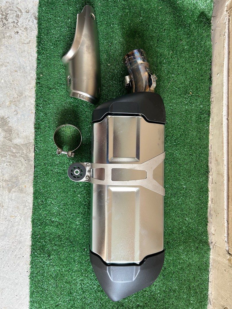 BMW R1250 original exhaust pipe, Motorcycles, Motorcycle Accessories on ...