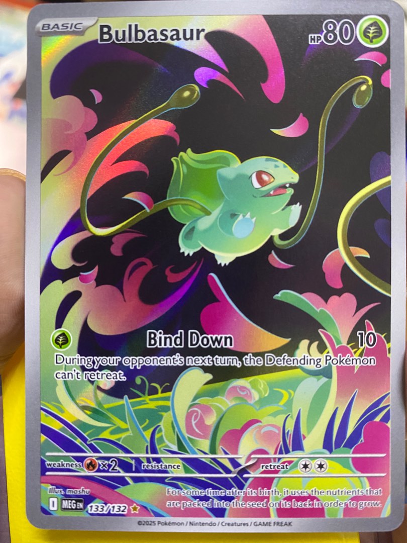 Bulbasaur IR MEG 133/132 English, Hobbies & Toys, Toys & Games on Carousell