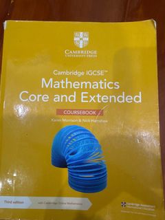 Cambridge IGCSE- Mathematics textbook, Hobbies & Toys, Books ...