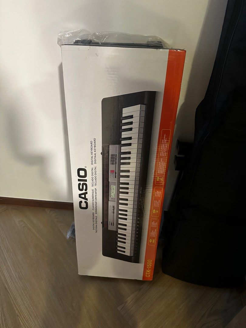 Casio music piano keyboard ctk-1500, Hobbies & Toys, Music & Media ...