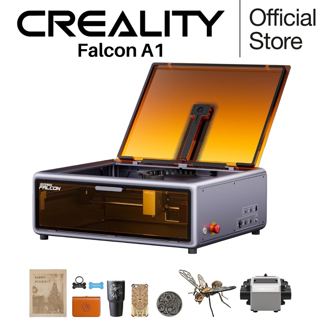Creality Falcon A1 10W Laser Engraver with Air Assist, Pre-Assembled Laser Cutter Singapore ...