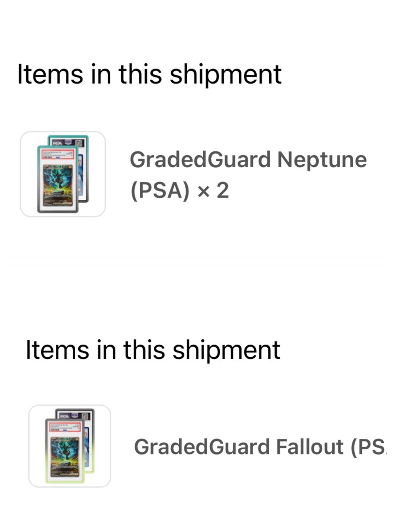 GradedGuard Neptune & Fallout PSA Cards, Hobbies & Toys, Toys & Games ...