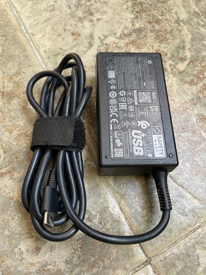 HP 65W USB-C Laptop Charger, Computers & Tech, Parts & Accessories ...