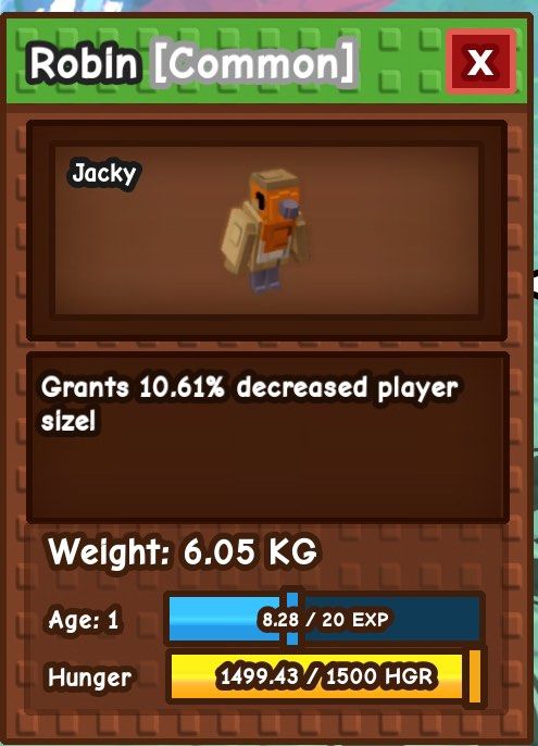 Huge Robin Grow a Garden, Video Gaming, Gaming Accessories, In-Game ...