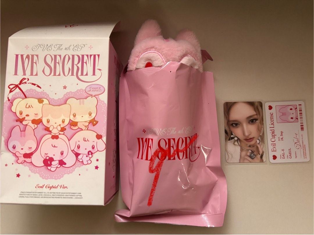 ive secret evil cupid ver. dal-e, Hobbies & Toys, Memorabilia & Collectibles, K-Wave on Carousell