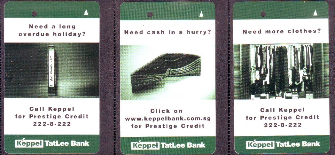 Keppel TatLee Bank S'pore TransitLink Train/Bus Card, Hobbies & Toys ...