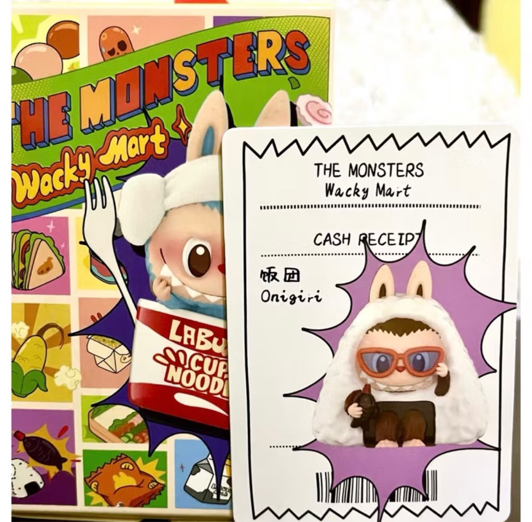 LABUBU The Monster Wacky Mart Series Figure ORIGINAL POPMART ( ONIGIRI ...