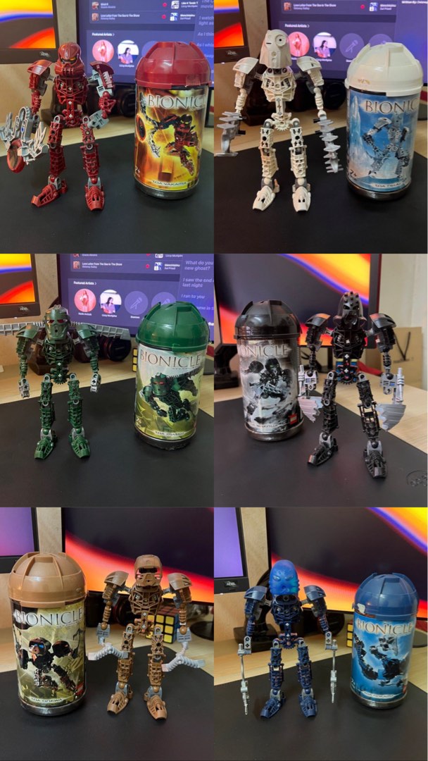 LEGO Bionicle Metru Nui - All Six Toa, Hobbies & Toys, Toys & Games on ...