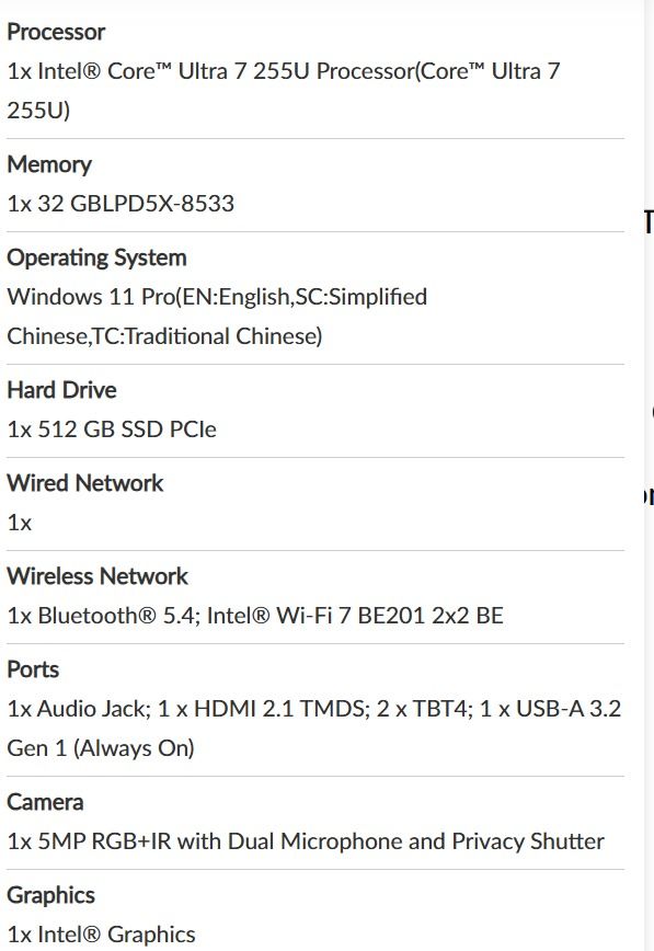 Lenovo ThinkPad X13 Gen 6 Ultra 7 255U processor, 32GB, 512g, WiFi 7 ...