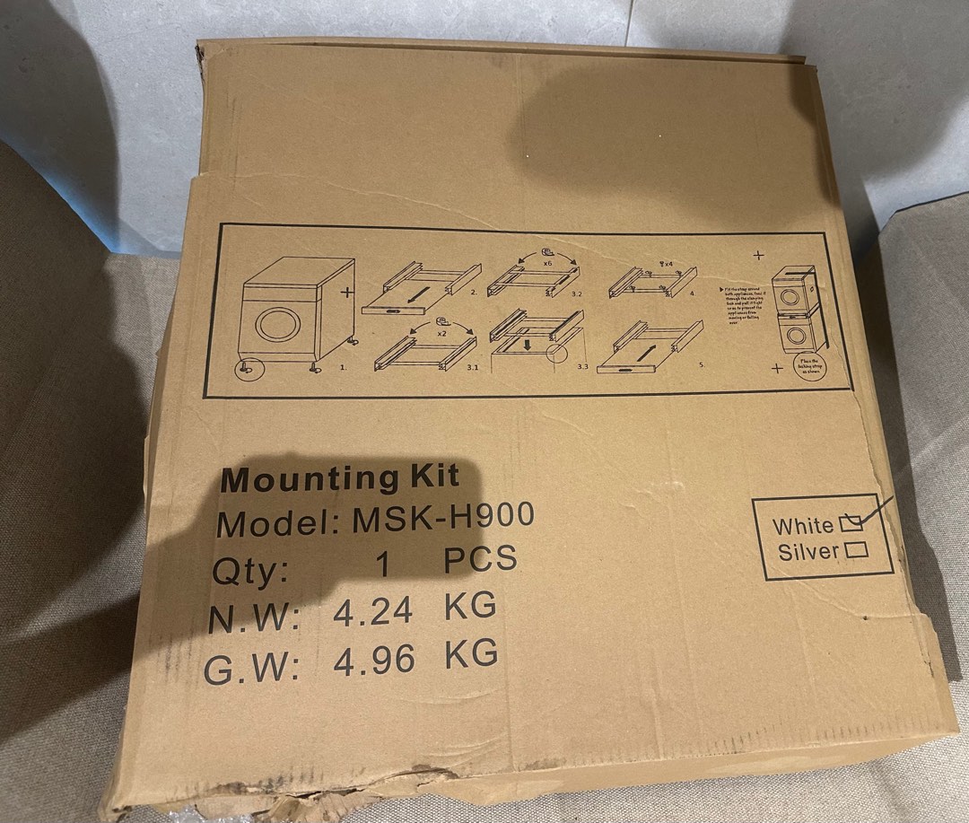 MSK-H900 Washer Dryer Mounting Kit, Furniture & Home Living, Bathroom ...
