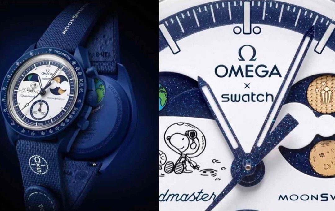 Omega x Swatch Snoopy, Luxury, Watches on Carousell