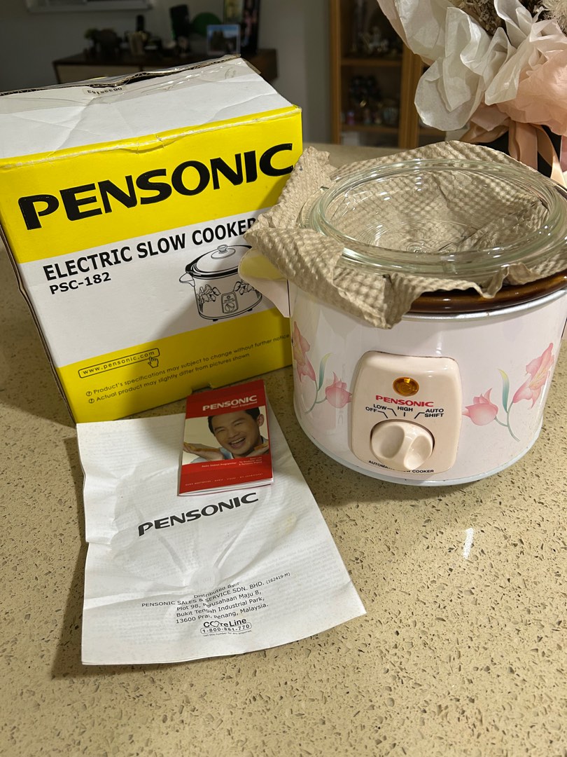 Pensonic 1.1L Electric Slow Cooker PSC-1821, TV & Home Appliances ...