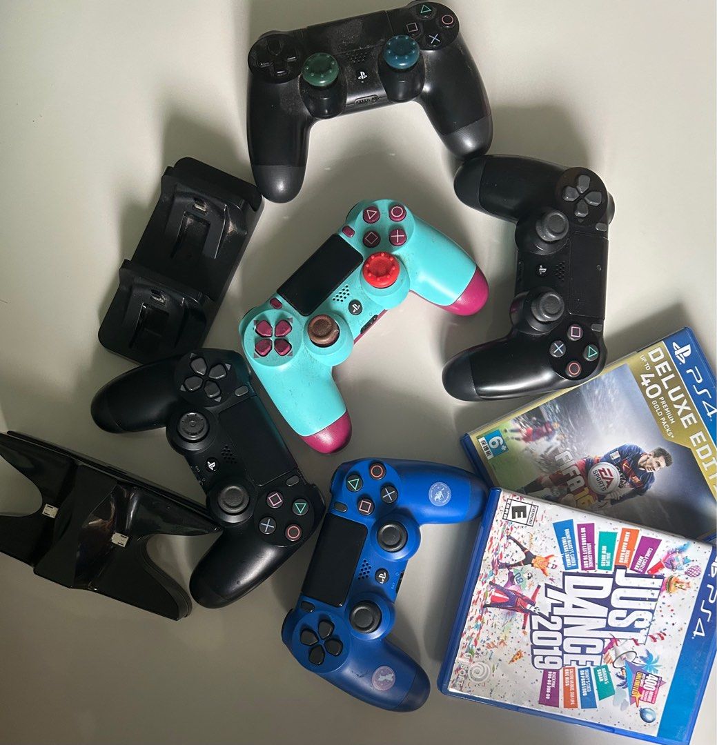 Playstation 4 ps4 controllers and games clearance bundle, Video Gaming ...