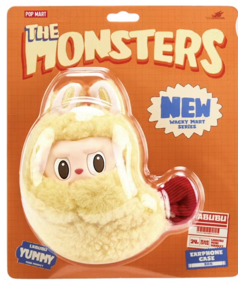 Pop Mart Labubu Shrimp Tempura Wacky Mart Series Earphone Case, Hobbies ...