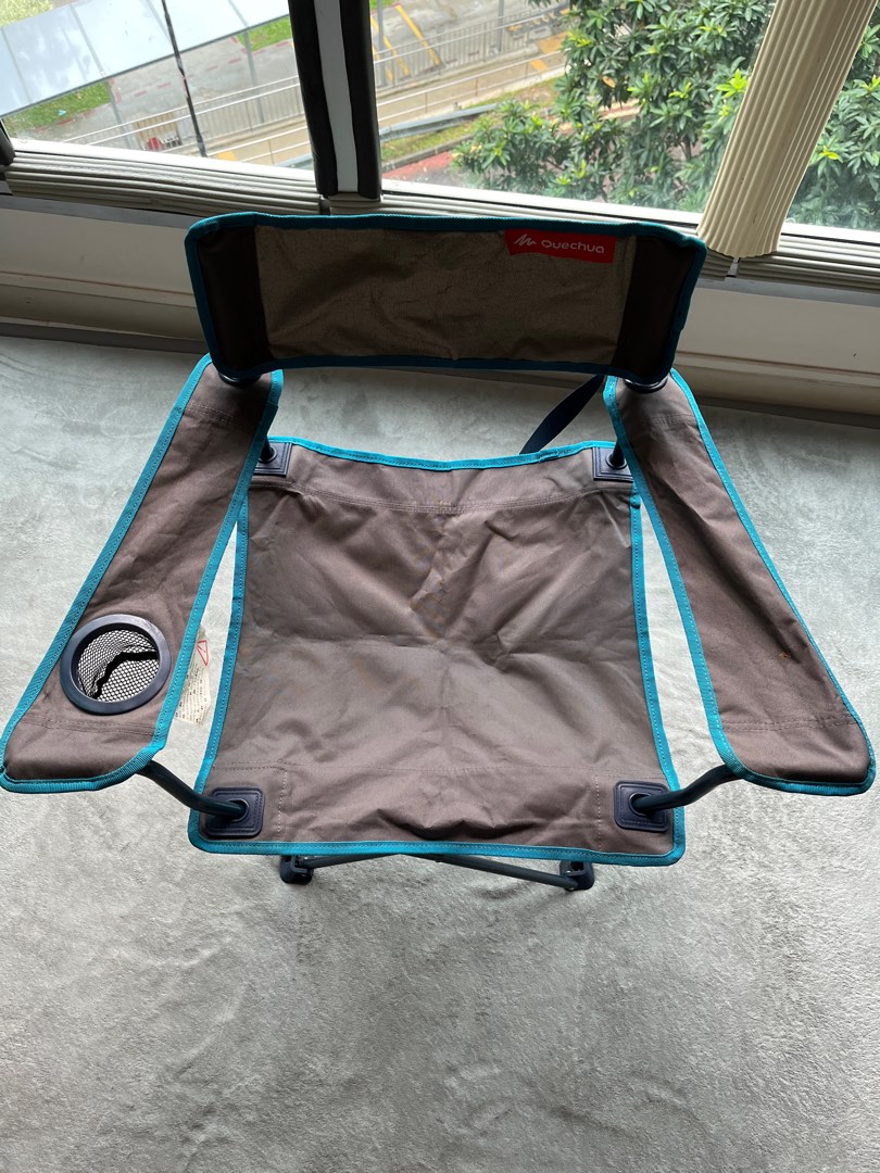 Quechua Camping Chair with Cup Holder, Sports Equipment, Hiking ...