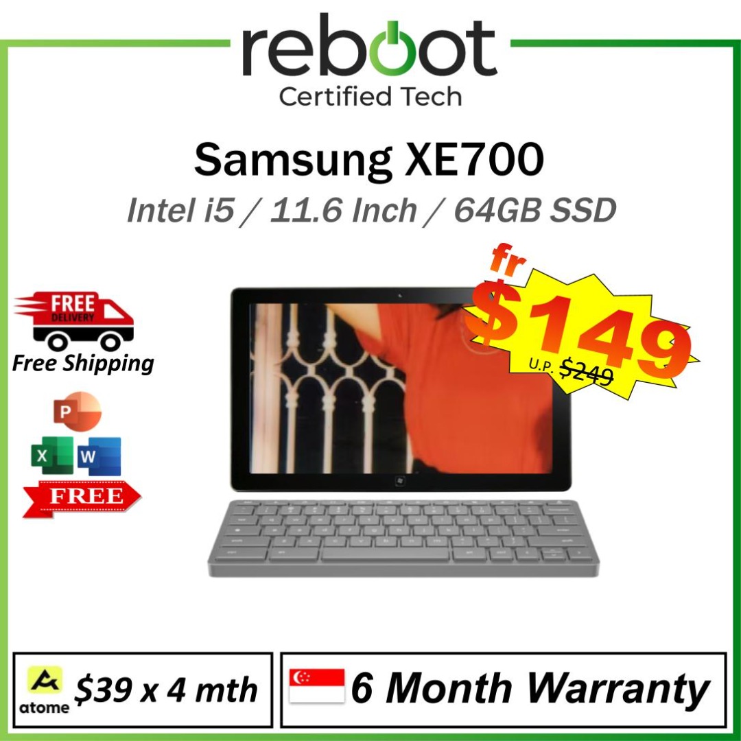 Samsung XE700 Window Tablet - Latest Window - Window 11 - 11.6 Inch ...