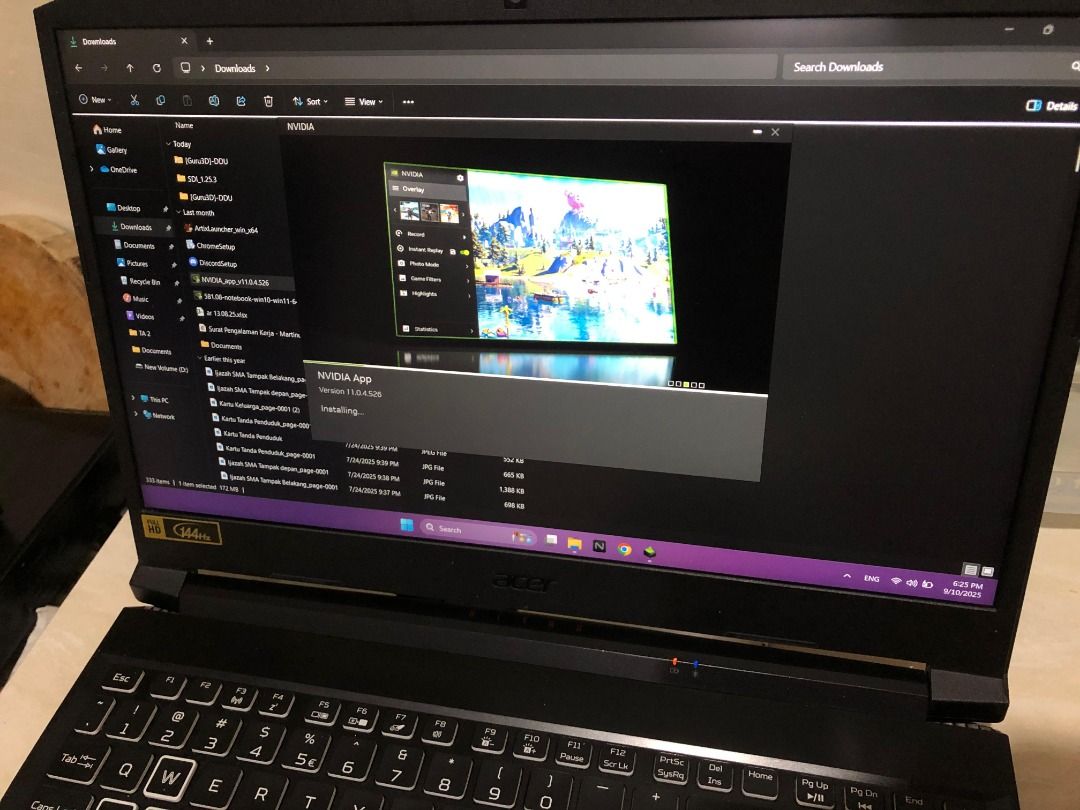 Laptop Acer Nitro 5 AN515-55 intel i7-10750H GTX1650Ti Board ERROR bisa ...