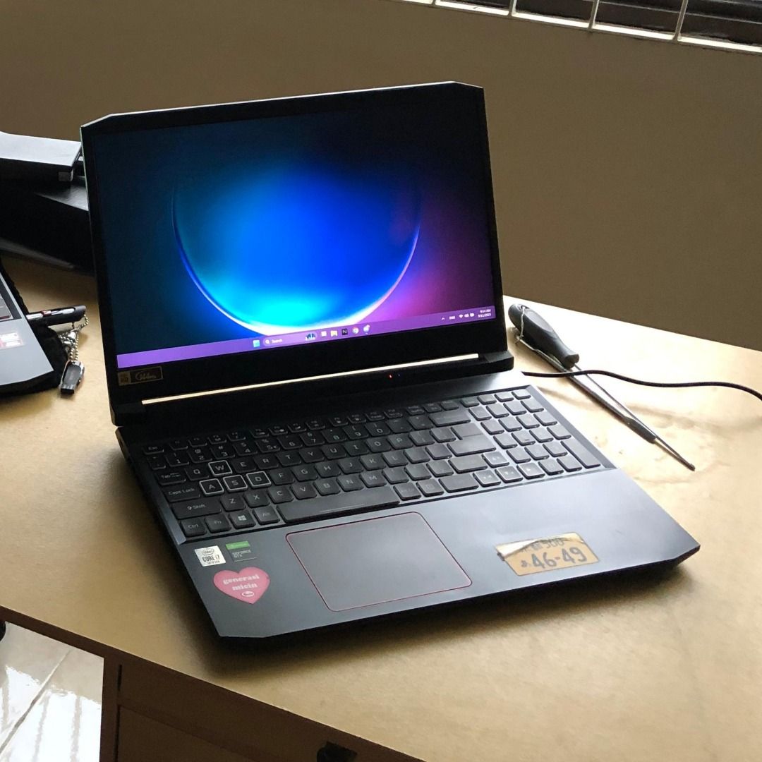 Laptop Acer Nitro 5 AN515-55 intel i7-10750H GTX1650Ti Board ERROR bisa ...