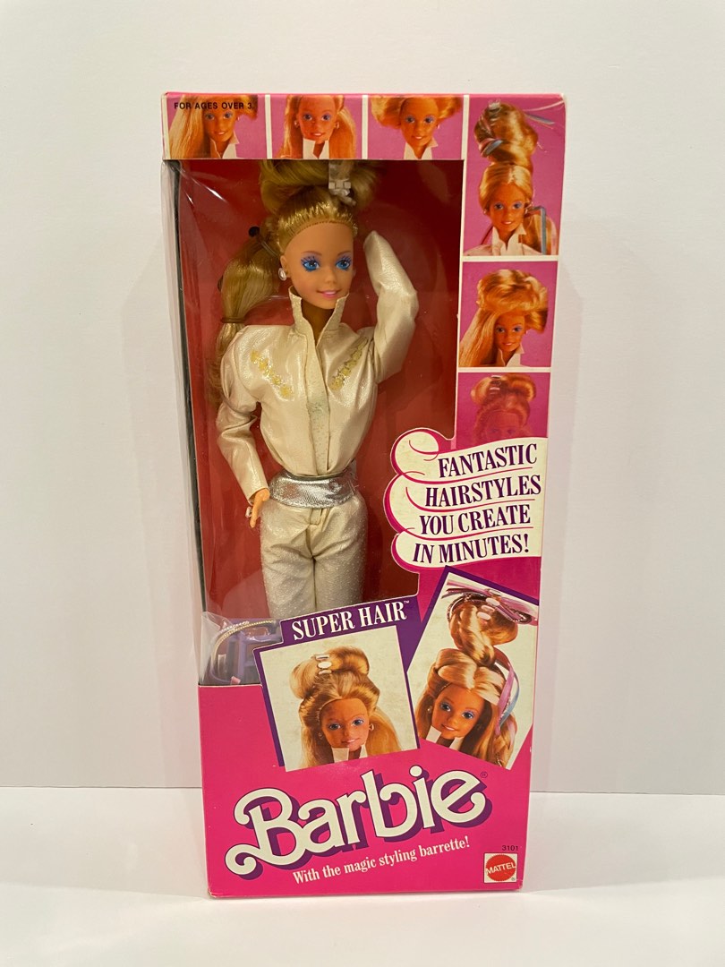 Super Hair Barbie doll (1986), Hobbies & Toys, Toys & Games on Carousell
