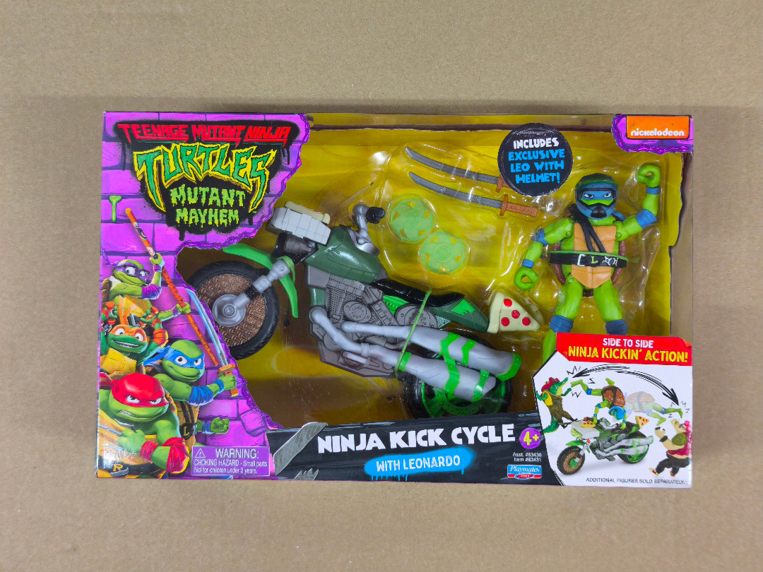 Teenage Mutant Ninja Turtles Mutant Mayhem Ninja Kick Cycle With ...