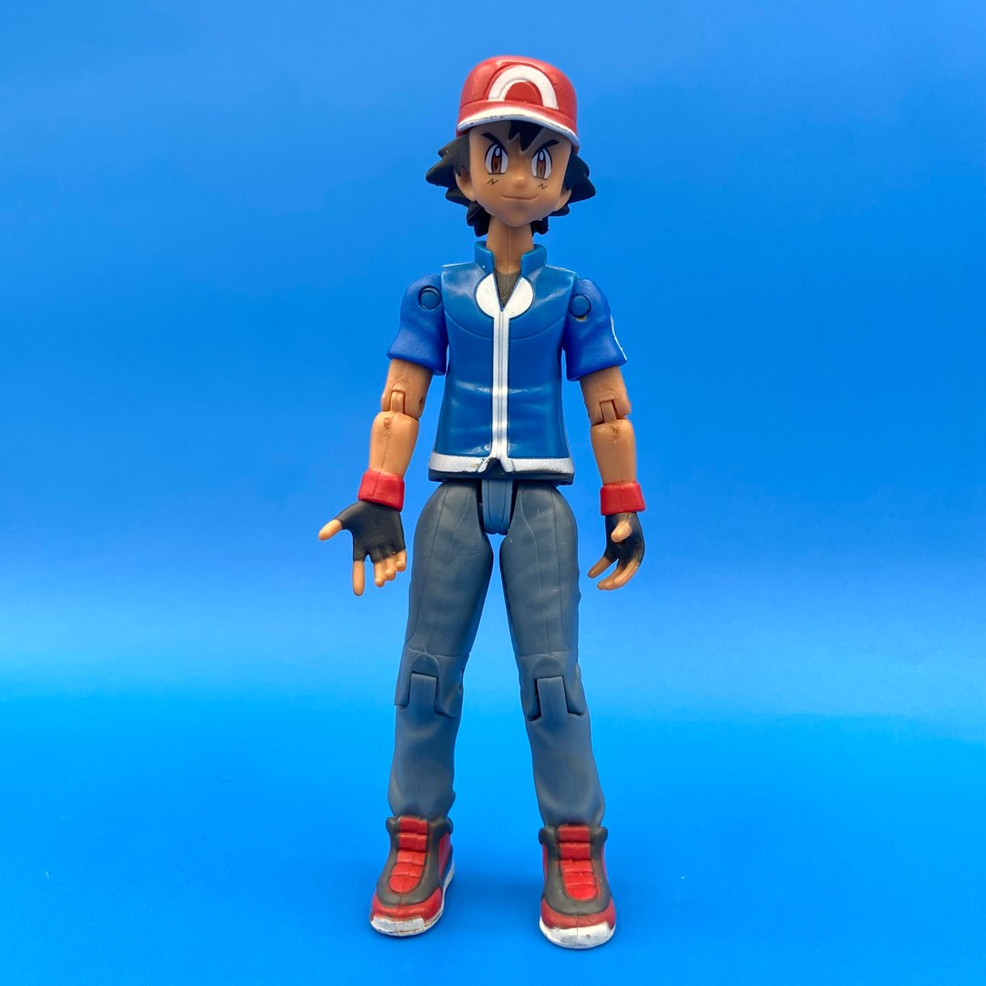TOMY Nintendo Pokemon Ash Ketchum Poseable Anime Action Figure Toy ...