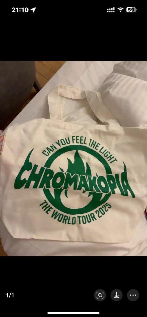 Tyler the creator Chromakopia 演唱會Tote bag, 女裝, 手袋及銀包, Tote Bags - Carousell