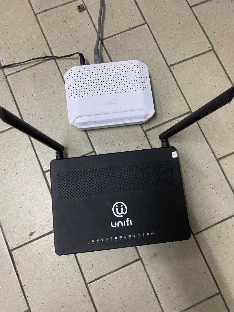Unifi router and modem, Computers & Tech, Parts & Accessories ...