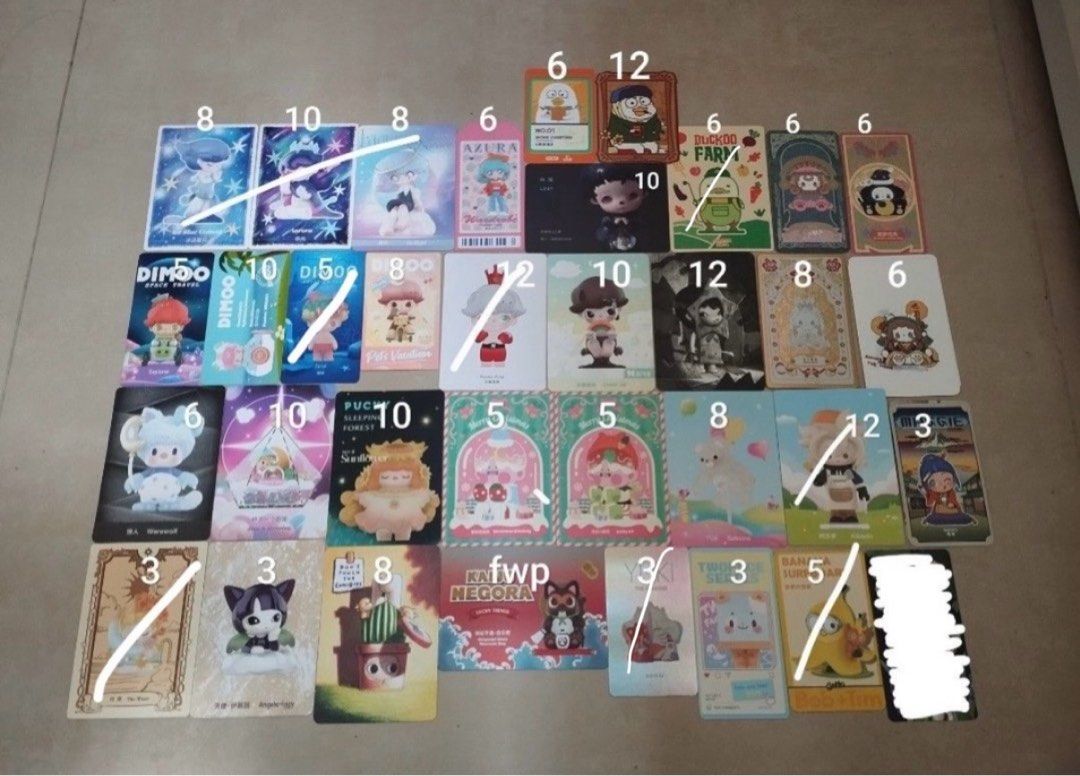 [MOVED TO NEW LISTING] Popmart Figures Dimoo Azura Hirono Sweet Bean ...