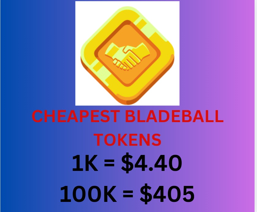 [100K = $360] CHEAPEST BLADEBALL TOKENS | ROBLOX BLADE BALL BB TOKENS ...