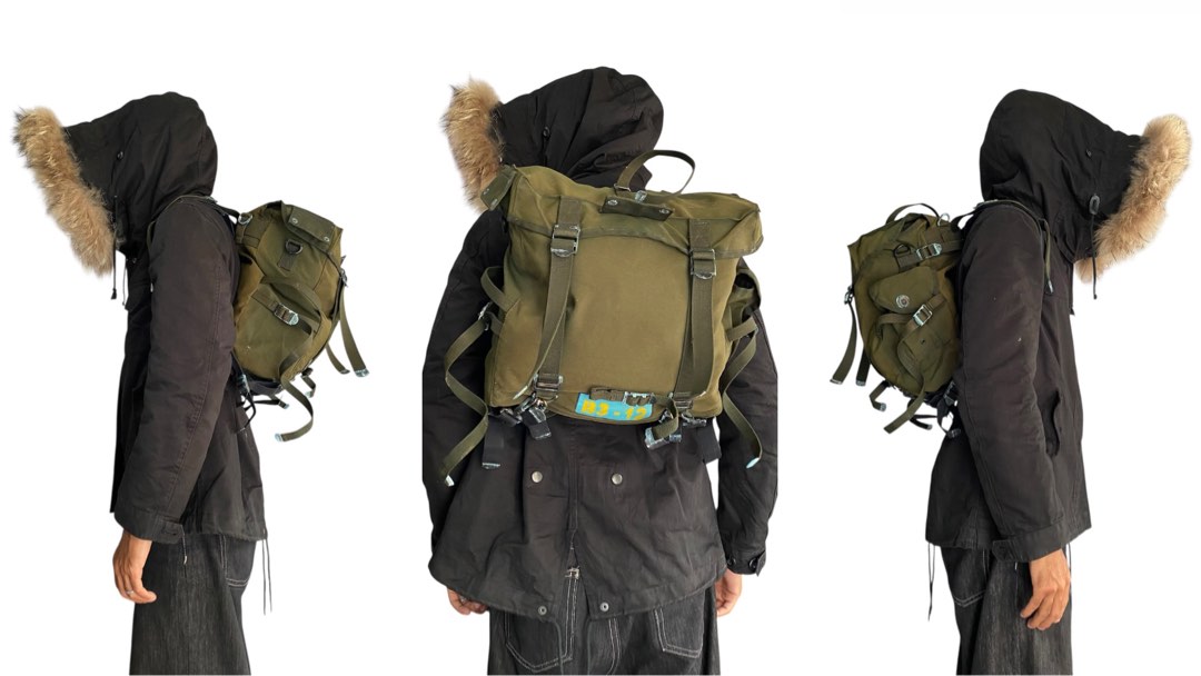 1997 army backpack Ransel abri kuno not lgb hysteric glamour jean paul ...
