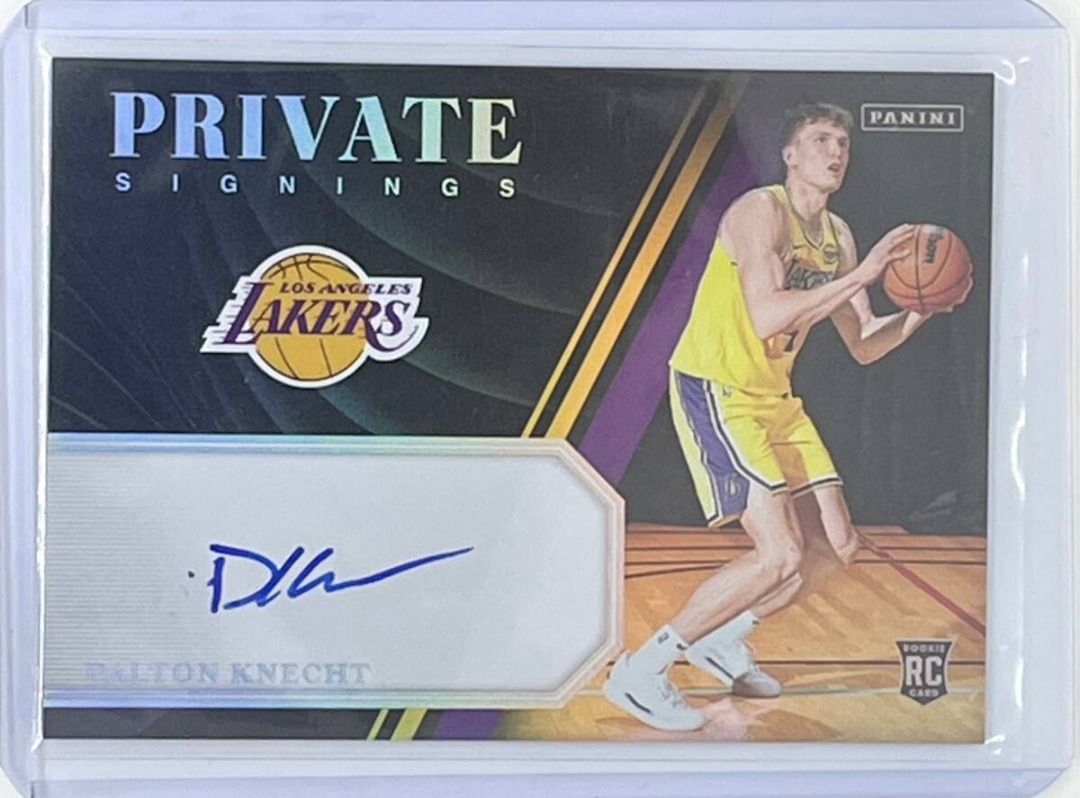 2024-25 Panini Dalton Knecht RC Private Signings Autograph by Lakers, Hobbies & Toys, Toys ...