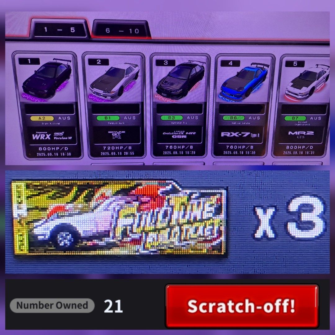 灣岸6rr A2 GC8 B1 r32 爆鬼 e9 rx7 mr2 🔥 多牌 錶 滿匹卷×3 絕版GRsuper 賬號, 電子遊戲, 電子遊戲 ...