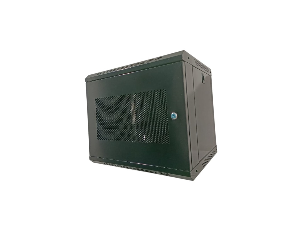 9U server rack metal mesh front door SPEEDSMOUNT IT network, Furniture ...
