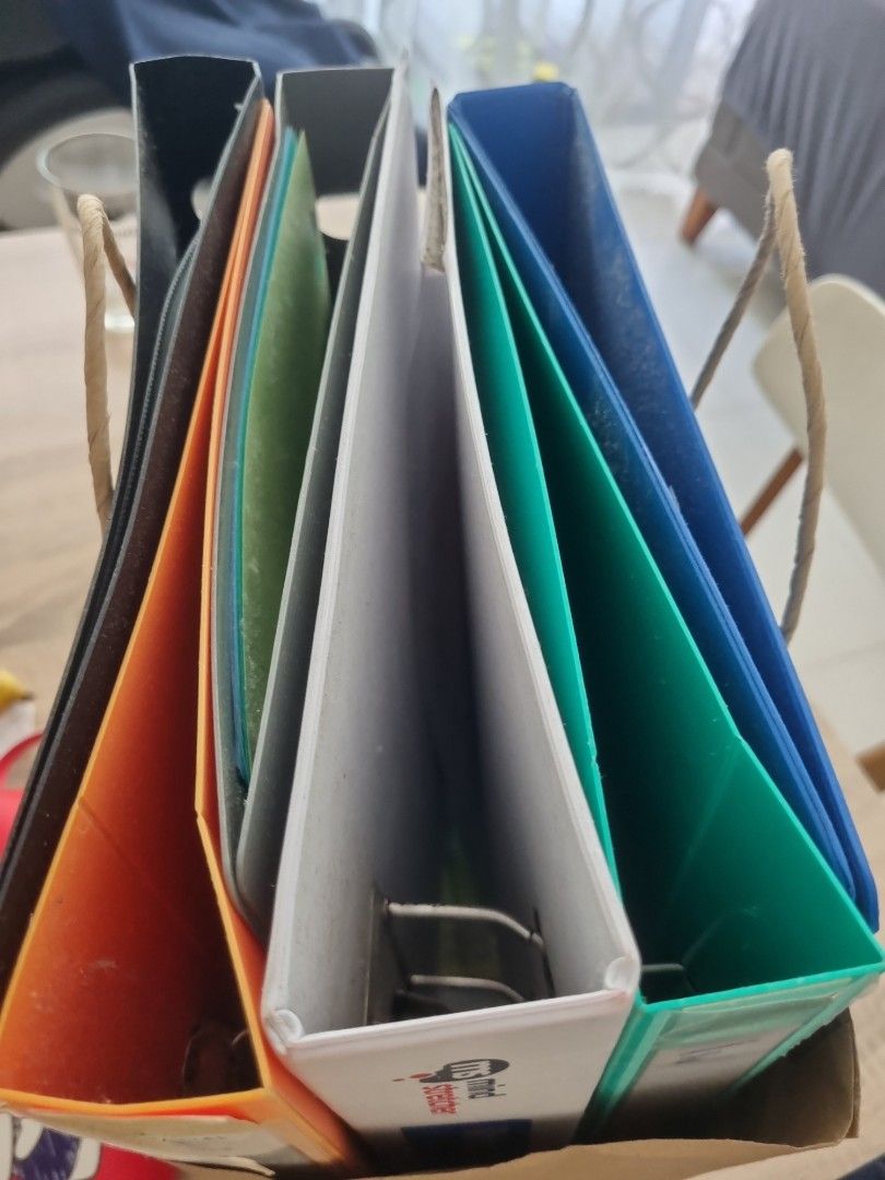 Assorted Color Binders - Great for School or Office, Hobbies & Toys ...