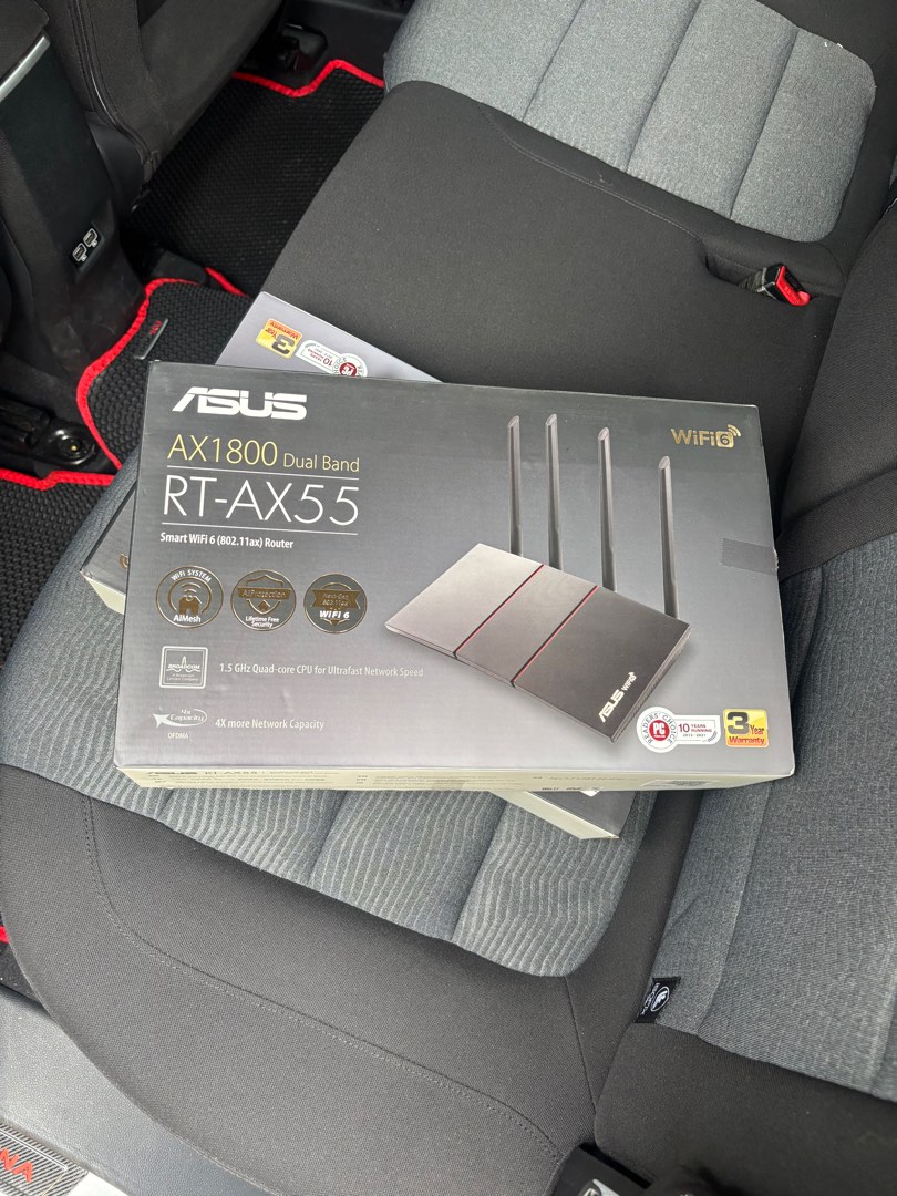 Asus Rt-ax55 Wifi 6 Router Internet, Computers & Tech, Parts ...