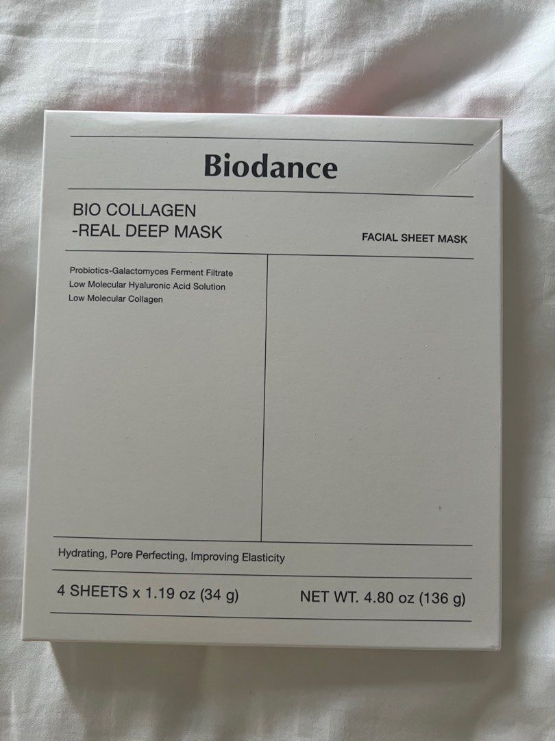 Biodance Bio-Collagen Real Deep Mask (4ea Per Box), Beauty & Personal ...