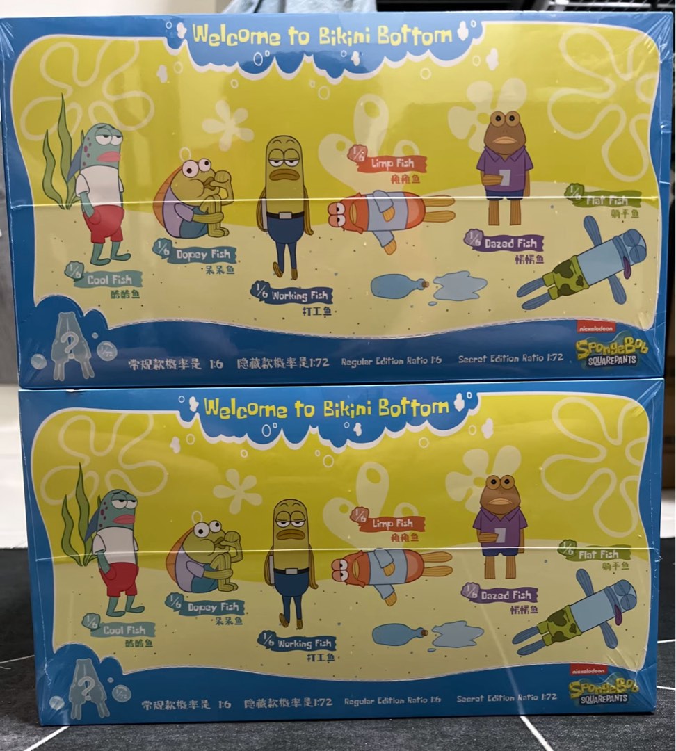[BNIB] POPMART Bikini Bottom Buddies Full Set, Hobbies & Toys, Toys ...