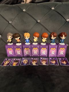 Suga & RM TinyTAN Limited Edition Happy Meal McDonalds Blind Box BTS ...